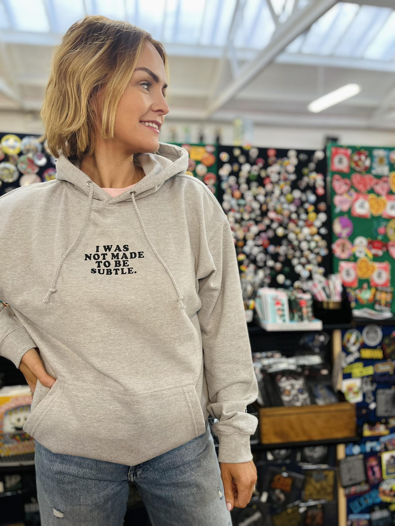 I WAS NOT MADE TO BE SUBTLE HOODIE – ThePaperPress